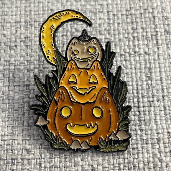 Accessories | Halloween Creatures Blind Box Enamel Pin By Guild Of Calamity Pumkin Stack | Poshmark